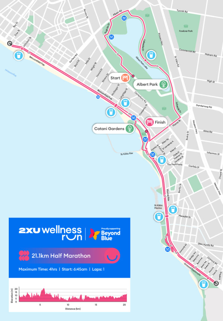 Melbourne Half Marathon - 2XU Wellness Run Proudly Supporting Beyond Blue